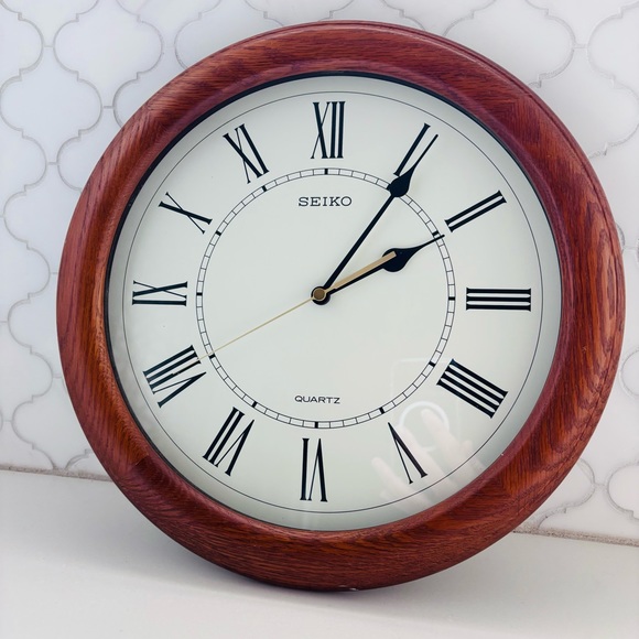 Seiko | Wall Decor | Seiko Quartz Wall Clock | Poshmark